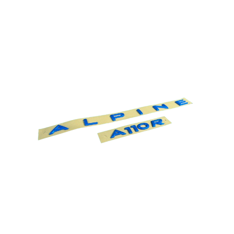Genuine Blue Alpine A110R Monogram | Official Badge Optimiz Access