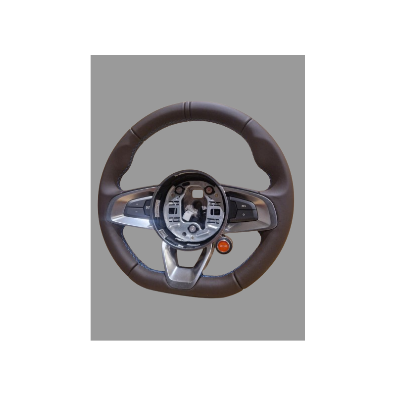 Genuine Alpine A110 Légende Brown Leather Steering Wheel - Ref 6020020184
