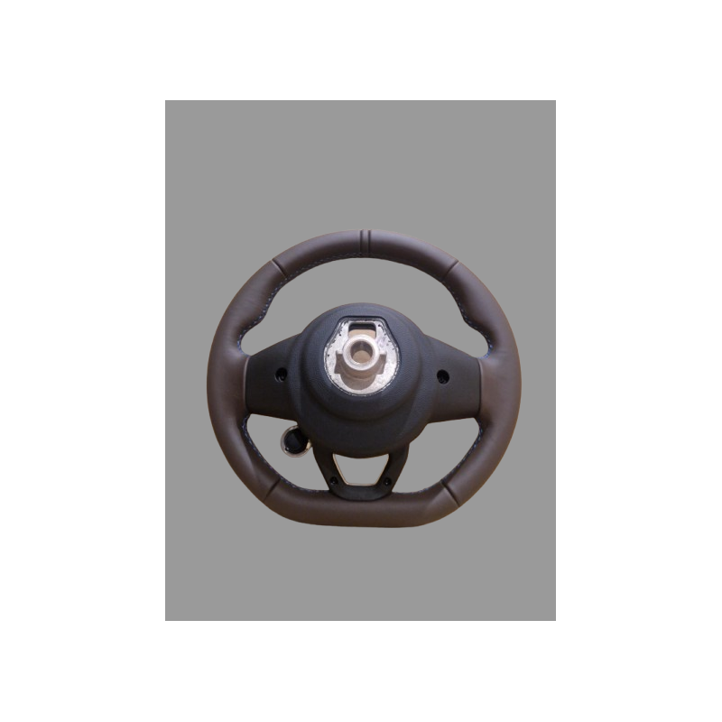 Genuine Alpine A110 Légende Brown Leather Steering Wheel - Ref 6020020184