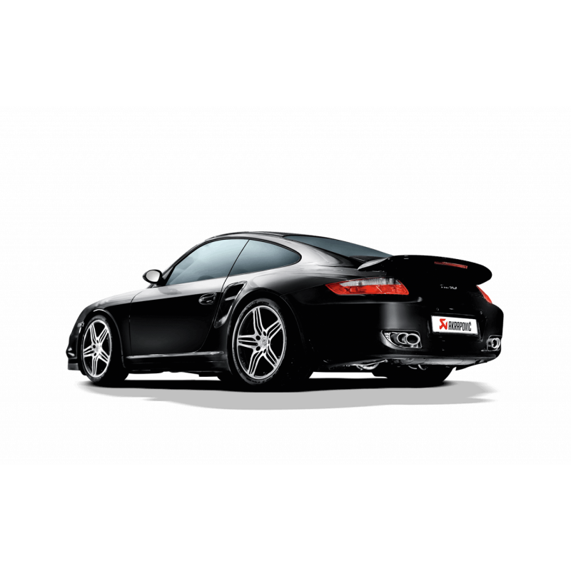 Slip-On Akrapovic Titane Porsche 911 Turbo Type 997